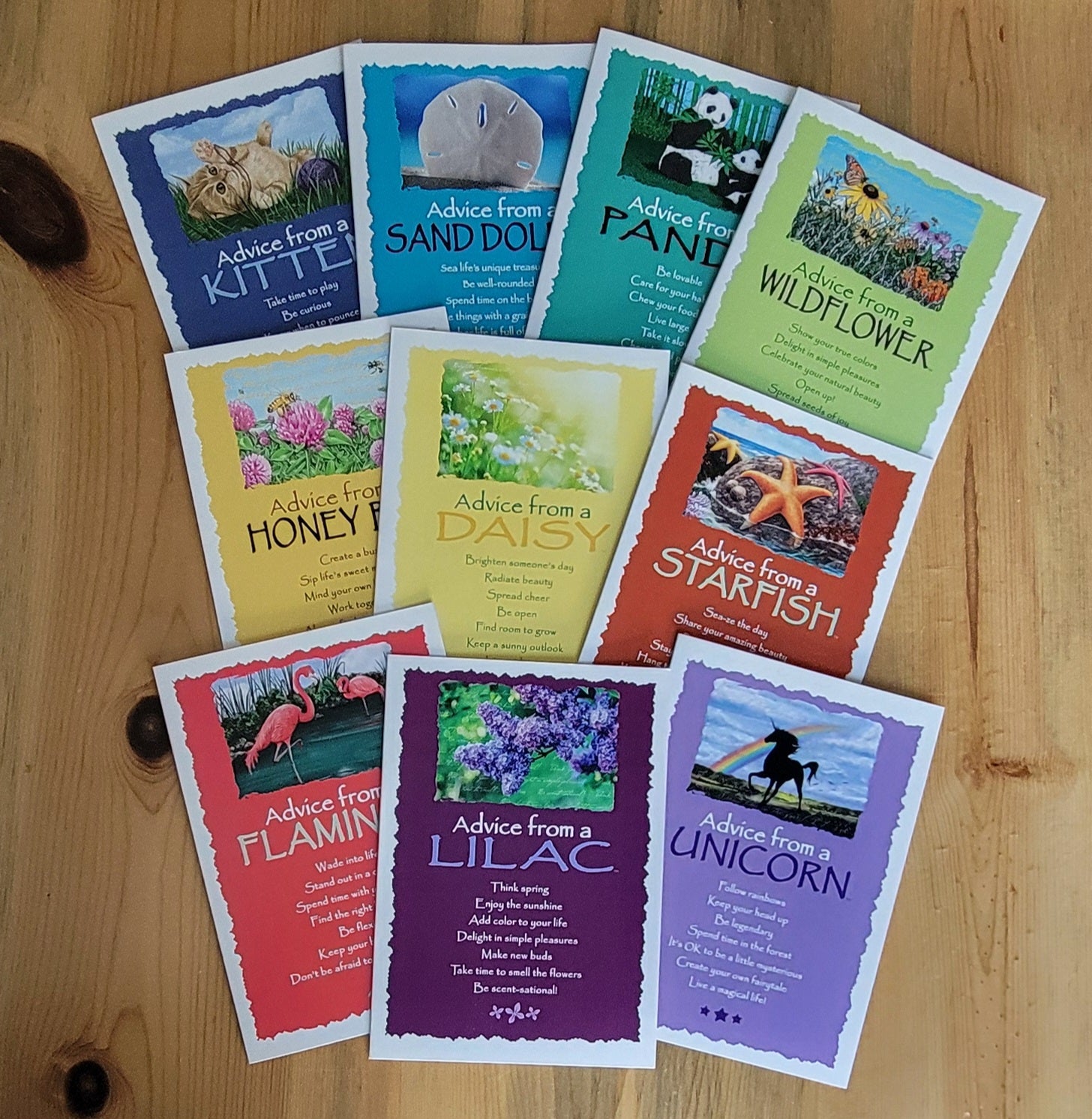 Inspirational Bookmarks & Greeting Cards – Advice For Life