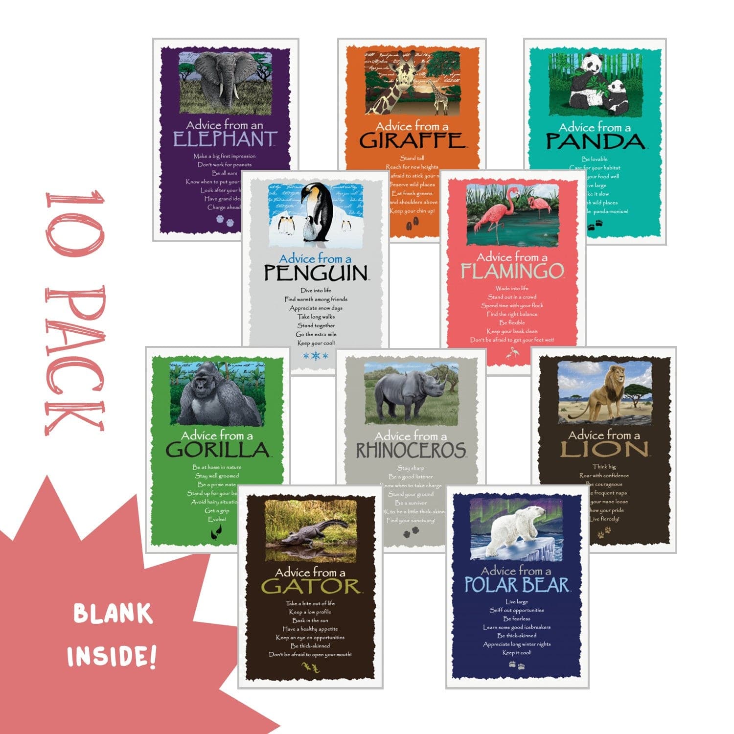 Inspirational Bookmarks & Greeting Cards – Advice For Life