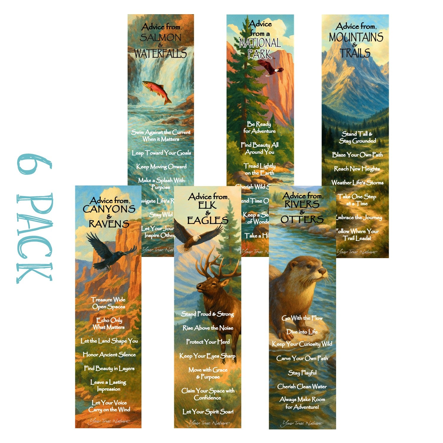 Inspirational Bookmarks & Greeting Cards – Advice For Life