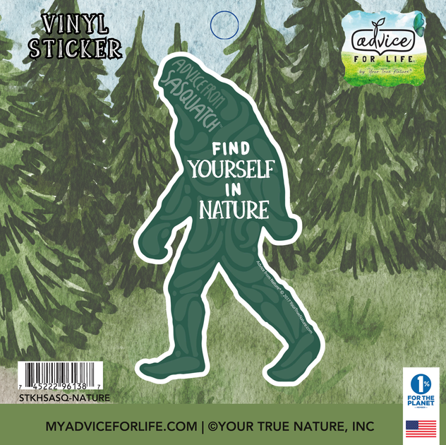 Sticker - Sasquatch_Classic Design_4x4 – Advice For Life