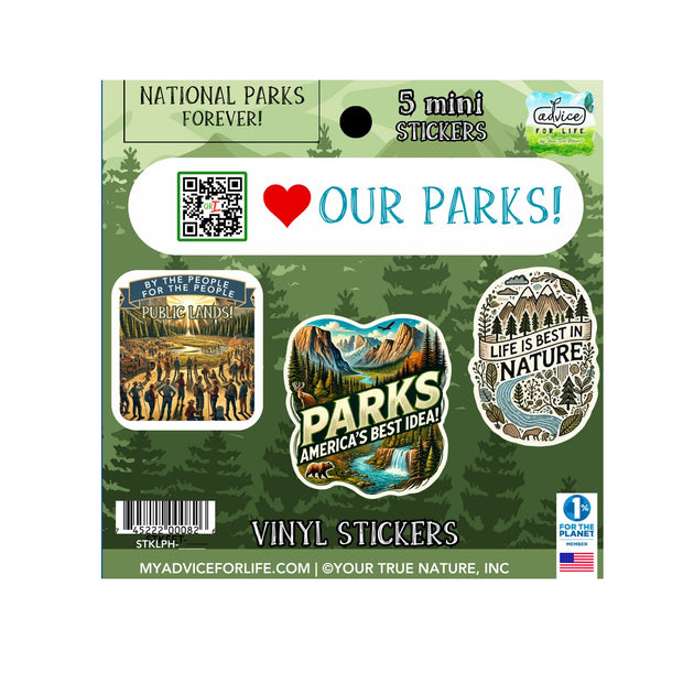 Love Our Parks-National Parks Sticker Set – Advice For Life