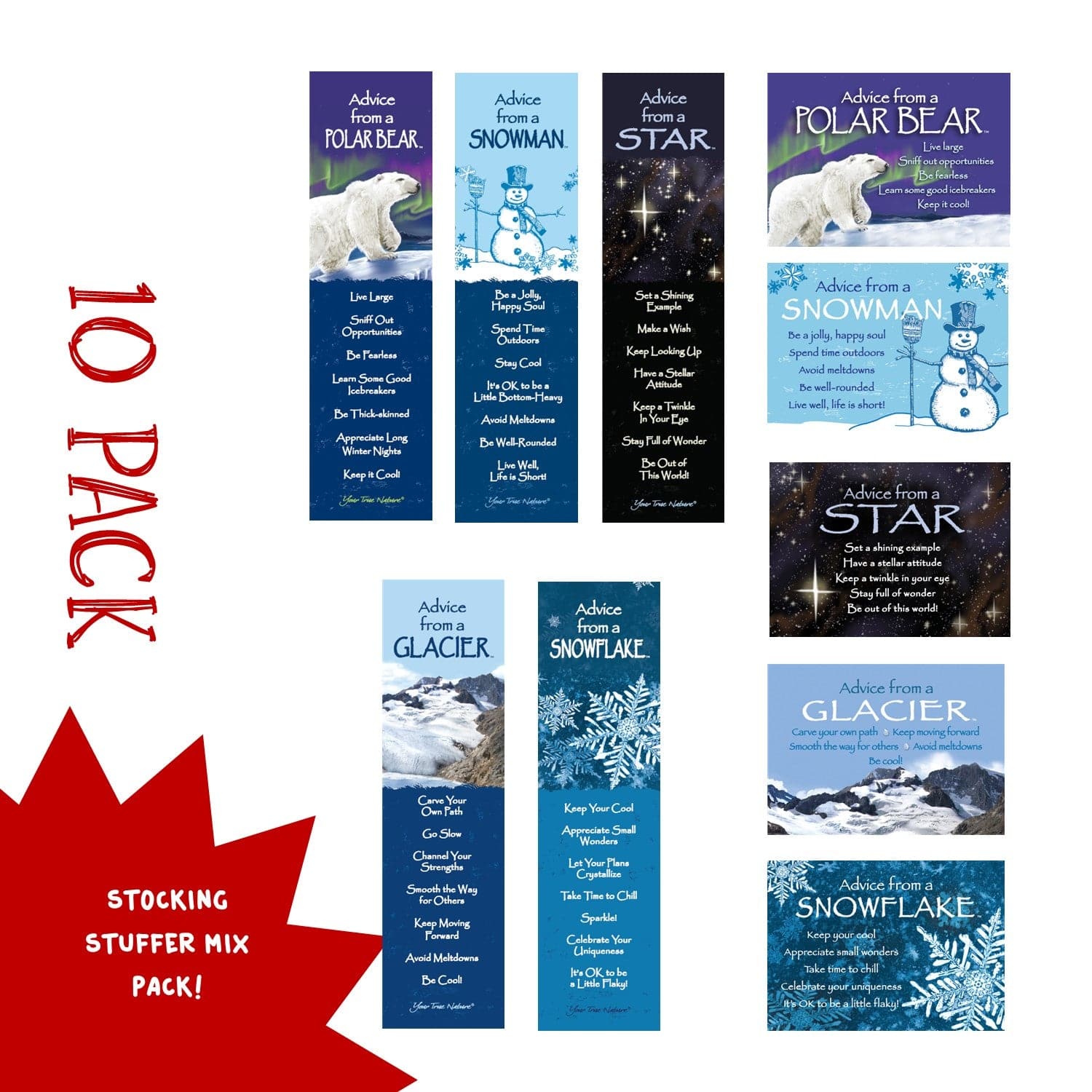 Inspirational Bookmarks & Greeting Cards – Advice For Life