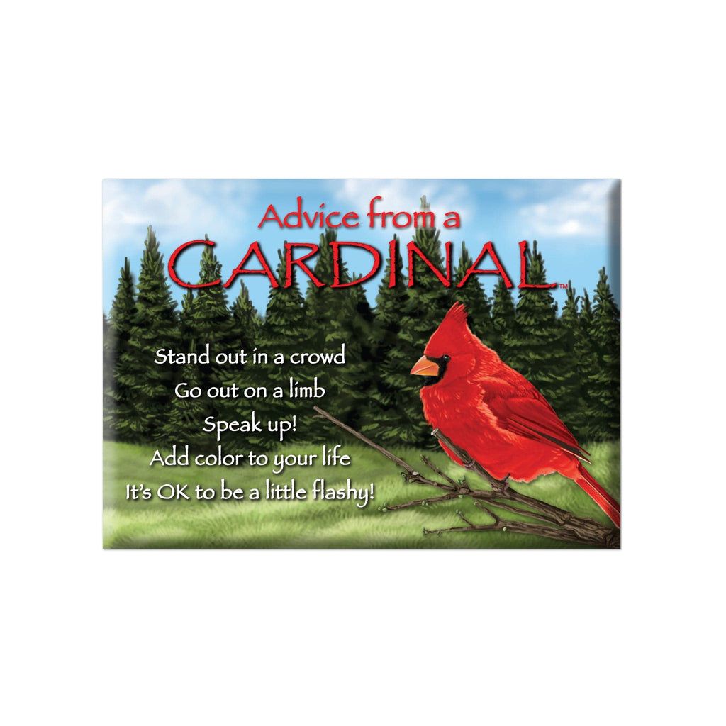 Advice from a Cardinal Jumbo Magnet – Advice For Life