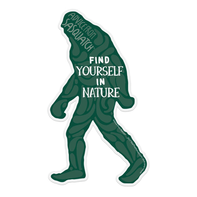 Advice from Sasquatch Sticker – Advice For Life