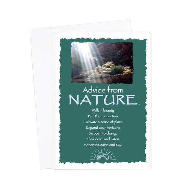 Advice from Nature Greeting Card – Advice For Life